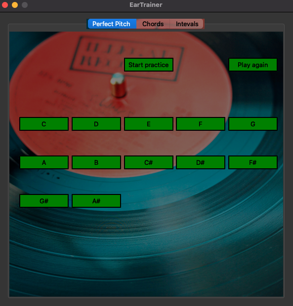 EarTrainer - practice app for musicans